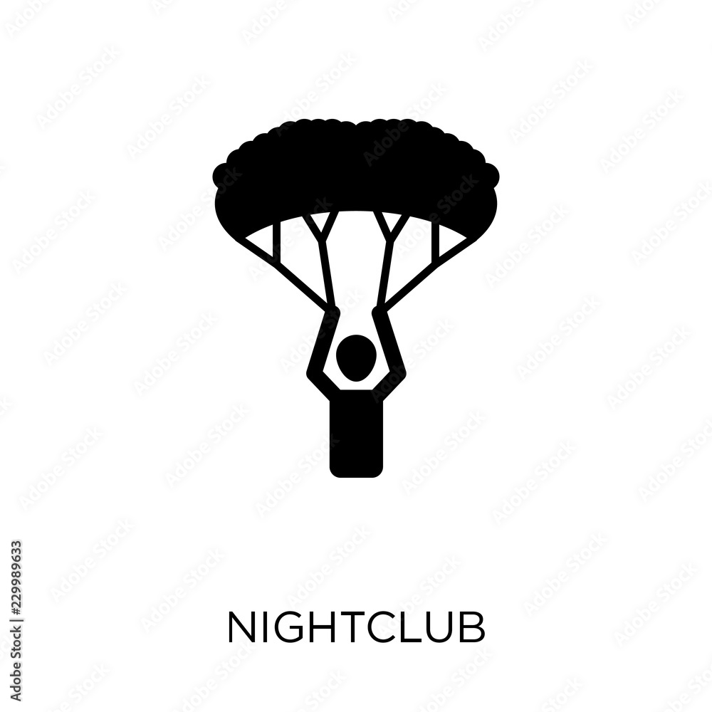 nightclub icon. nightclub symbol design from Entertainment collection ...