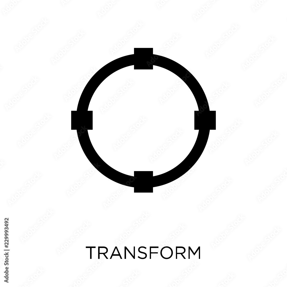 Transform icon. Transform symbol design from Geometry collection. Stock ...