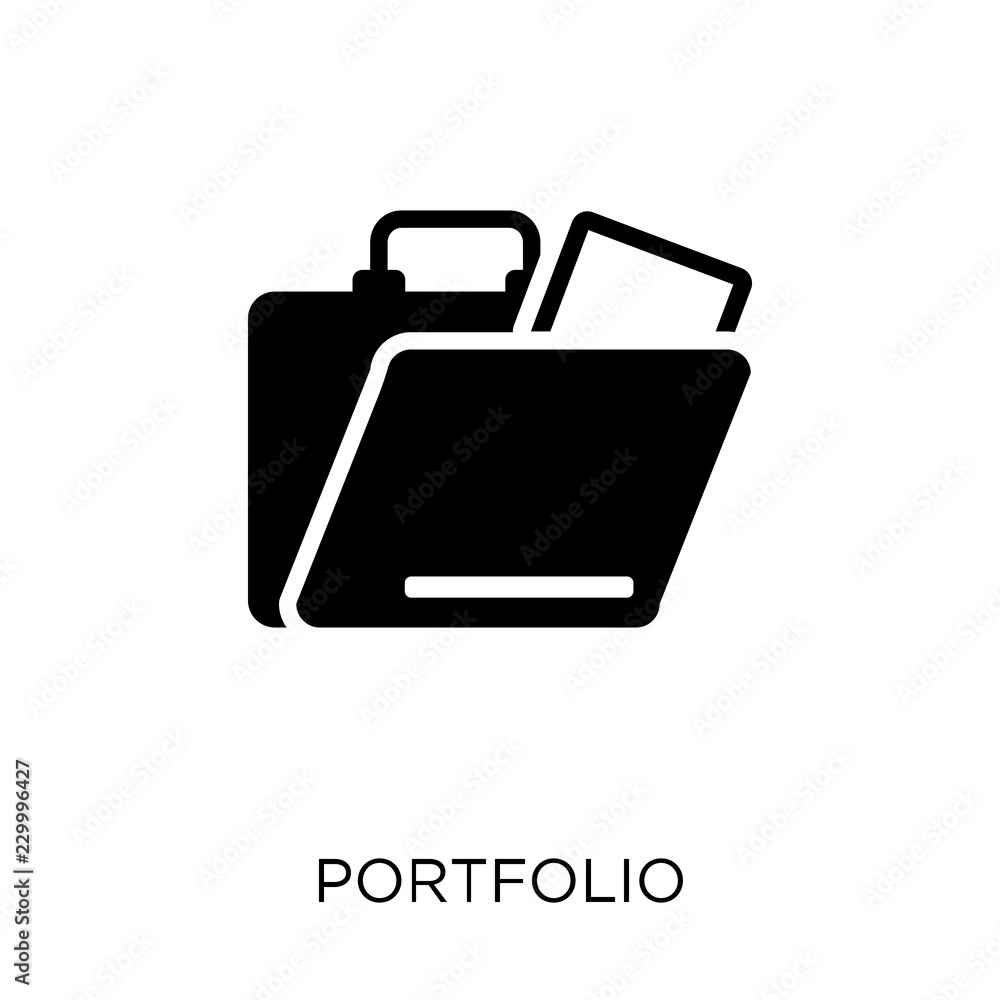 Portfolio Icon Vector