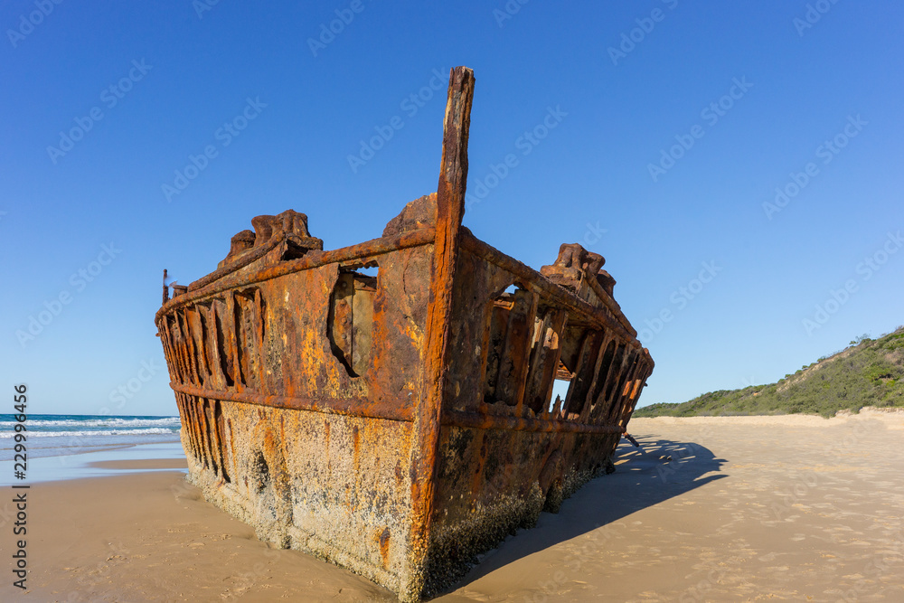 SS Maheno Ship Wreck Stock Photo | Adobe Stock