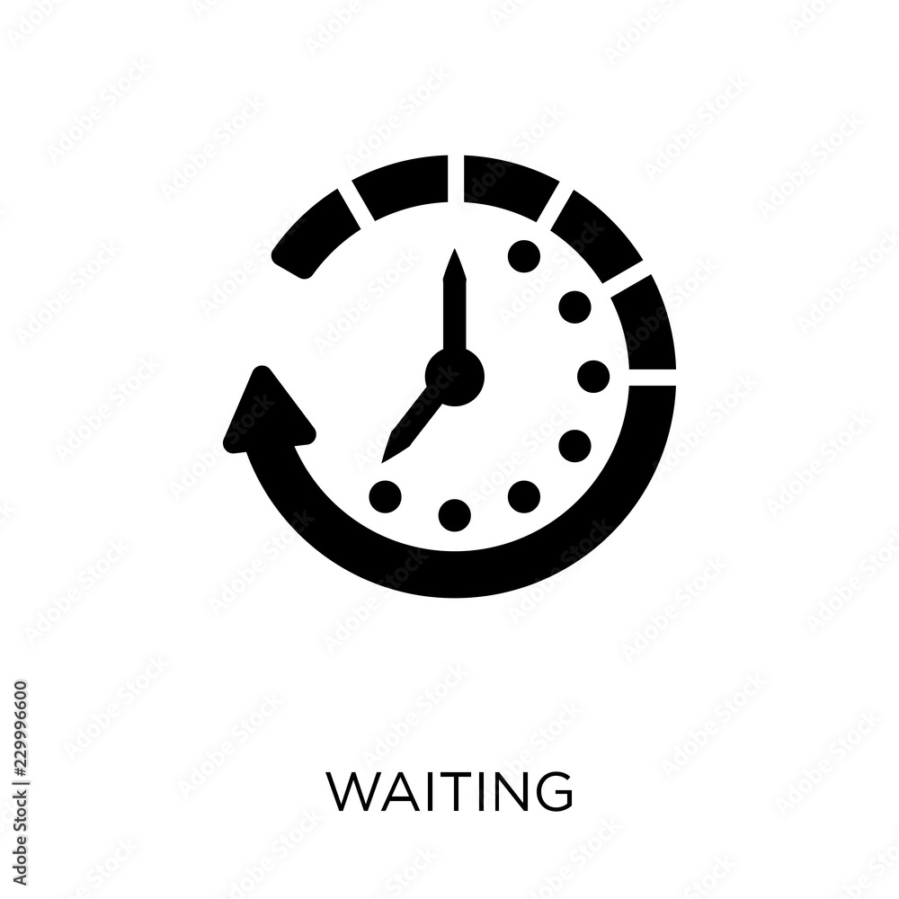 Waiting icon. Waiting symbol design from Time managemnet collection ...