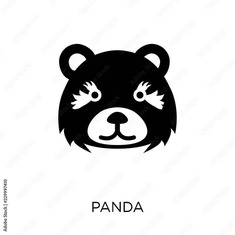 Red panda icon. Red panda symbol design from Animals collection. Stock ...