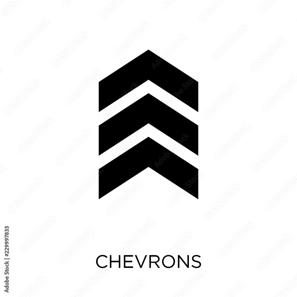 chevrons icon. chevrons symbol design from Army collection. Simple ...