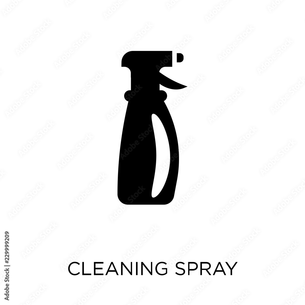 Cleaning spray icon. Cleaning spray symbol design from Cleaning ...