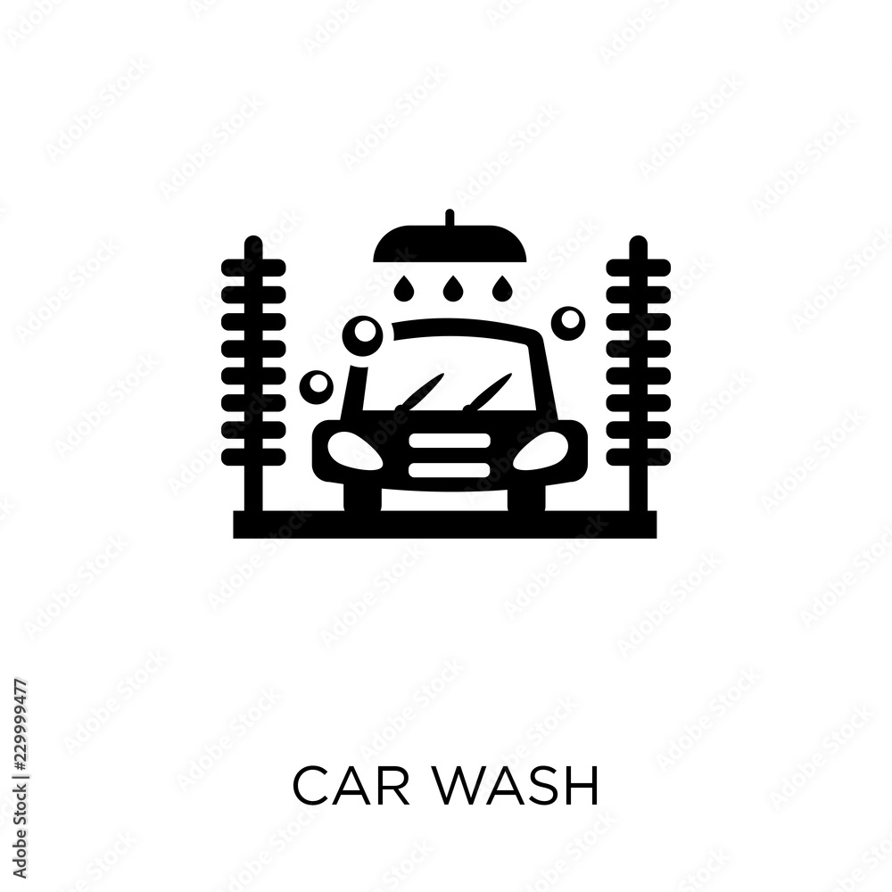 Car wash icon. Car wash symbol design from Cleaning collection. Stock ...