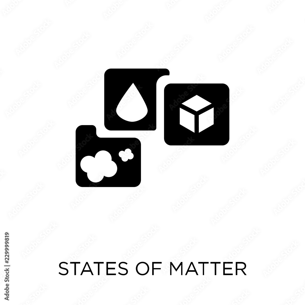 States of Matter icon. States of Matter symbol design from Cleaning ...