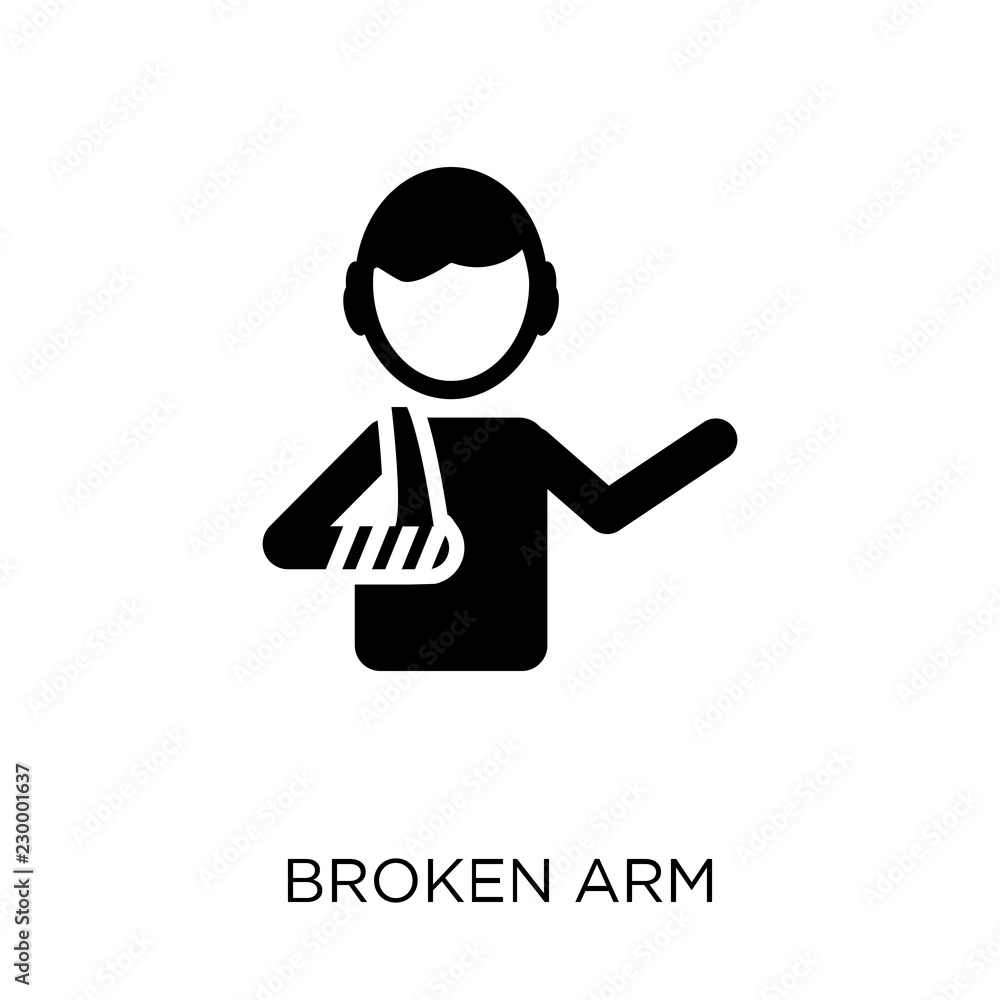 Broken Arm Icon