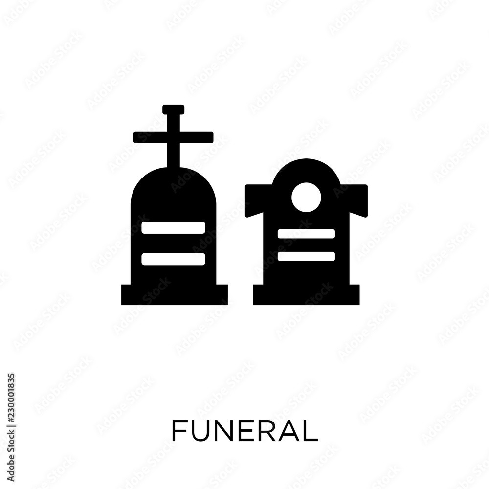 Funeral icon. Funeral symbol design from Insurance collection. Simple ...