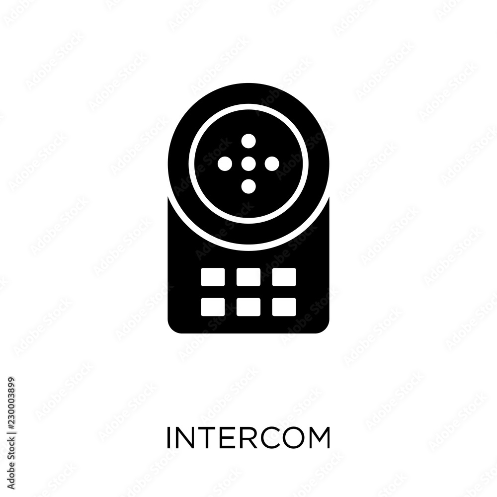 Intercom icon. Intercom symbol design from Smarthome collection. Stock ...