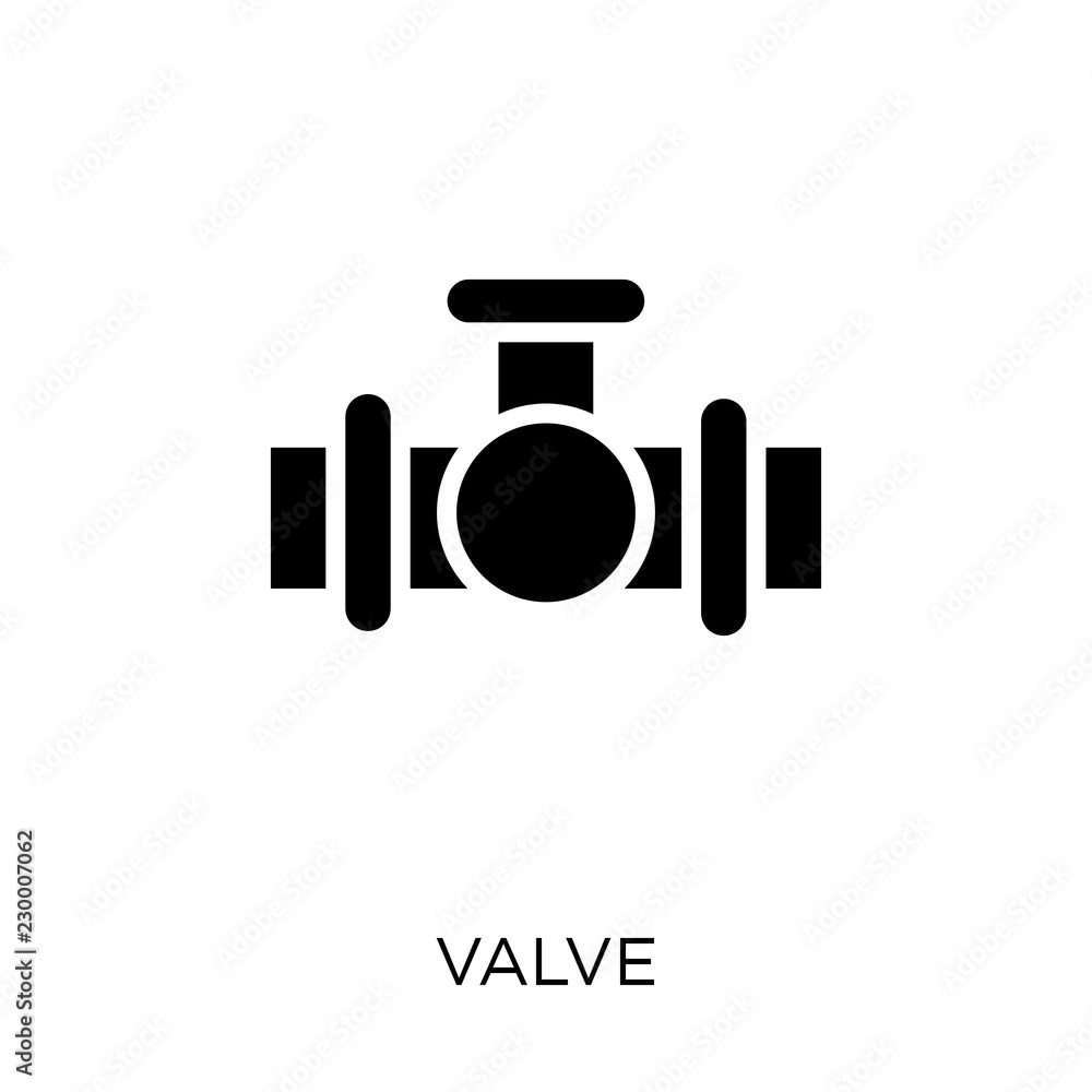 Valve icon. Valve symbol design from Industry collection. เวกเตอร์สต็อก ...