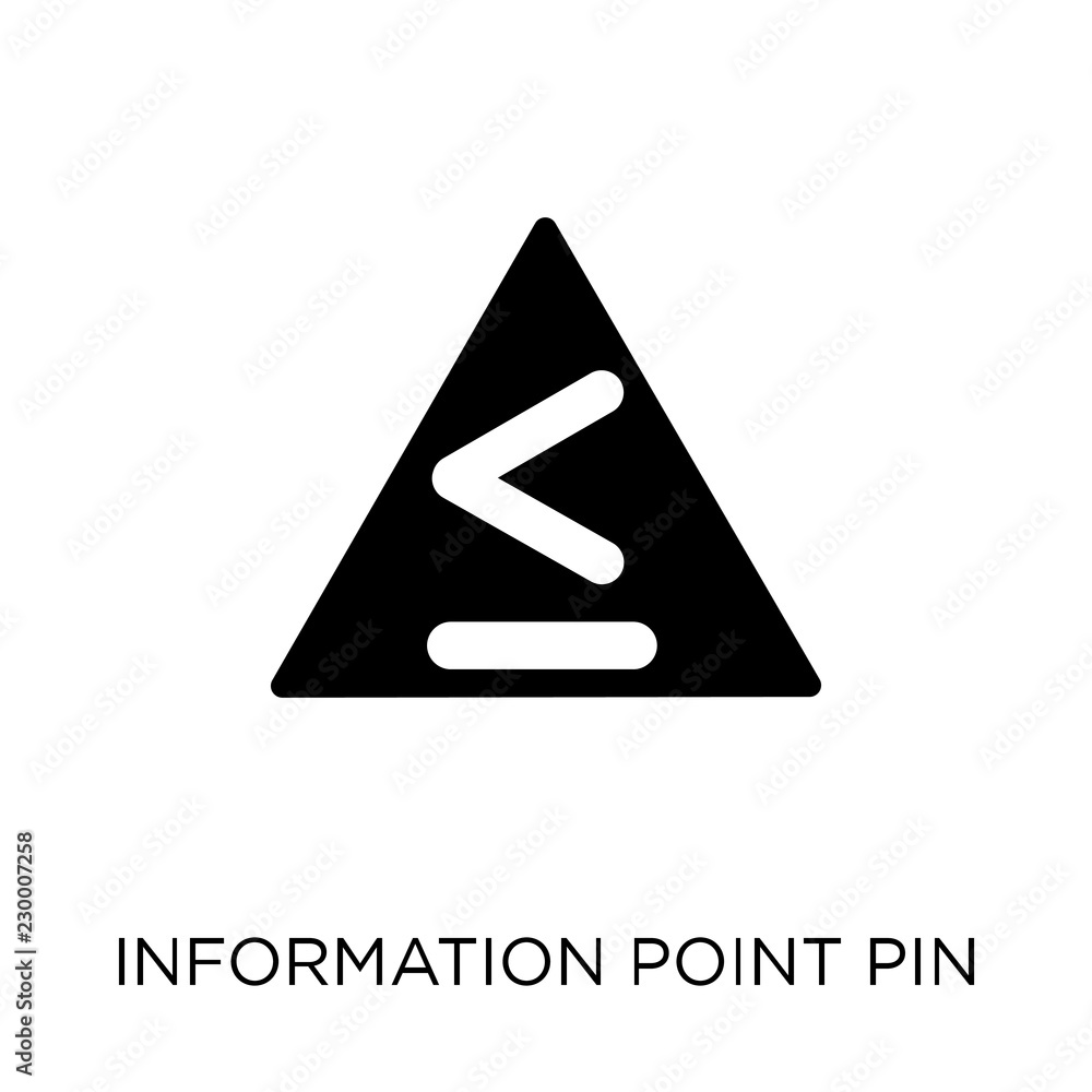 information Point Pin icon. information Point Pin symbol design from ...