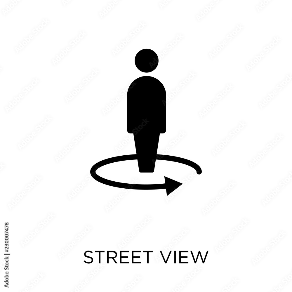 Street view icon. Street view symbol design from Maps and locations ...