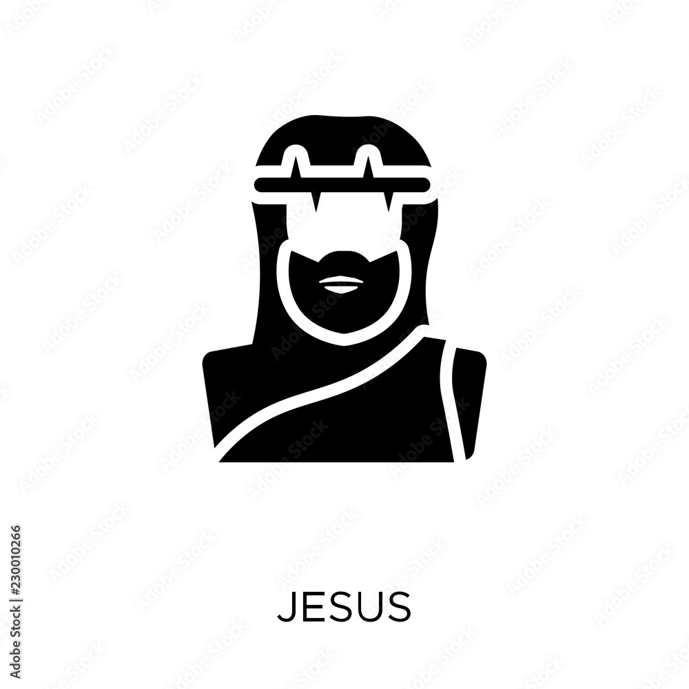 Jesus icon. Jesus symbol design from Religion collection. Stock Vector ...