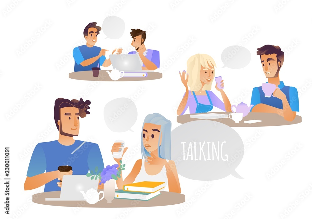 Someone Setting The Table Cartoon