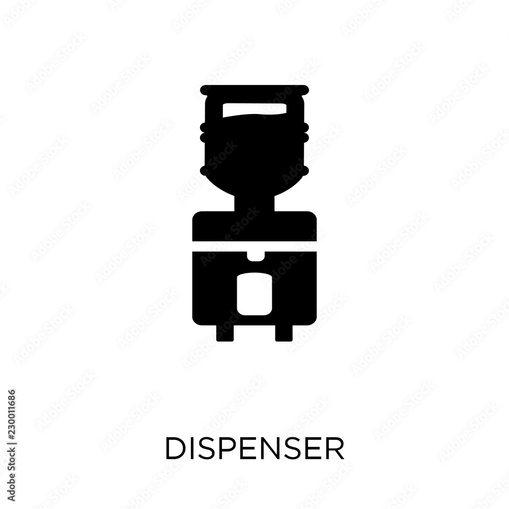 Dispenser icon. Dispenser symbol design from Summer collection. Stock ...