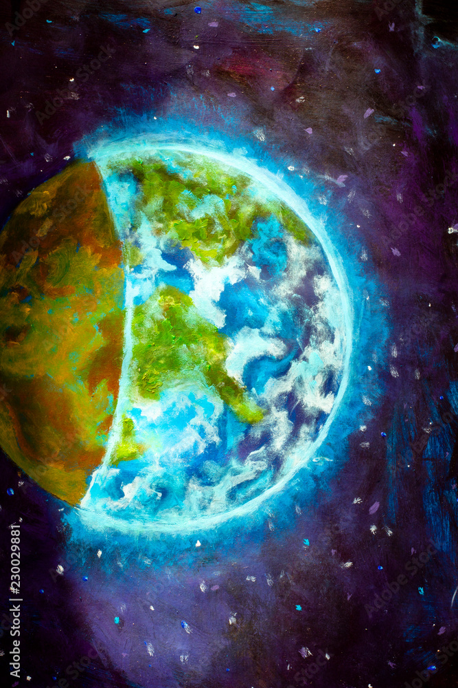 Water crisis, water shortage problem, drought, save water - the concept ...