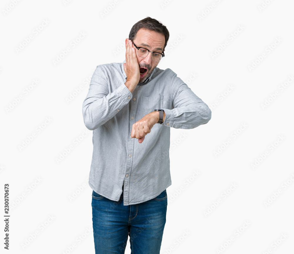 Man Looking Over Shoulder Worried