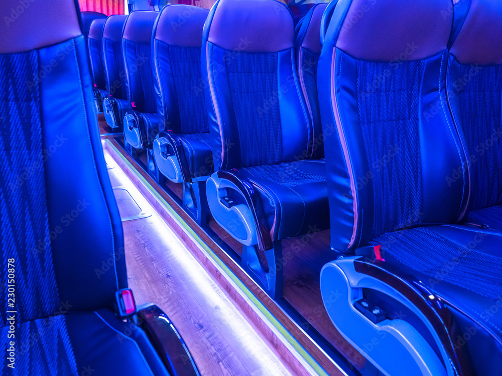 Bus. Services for the transport of people. Passenger transportation by ...