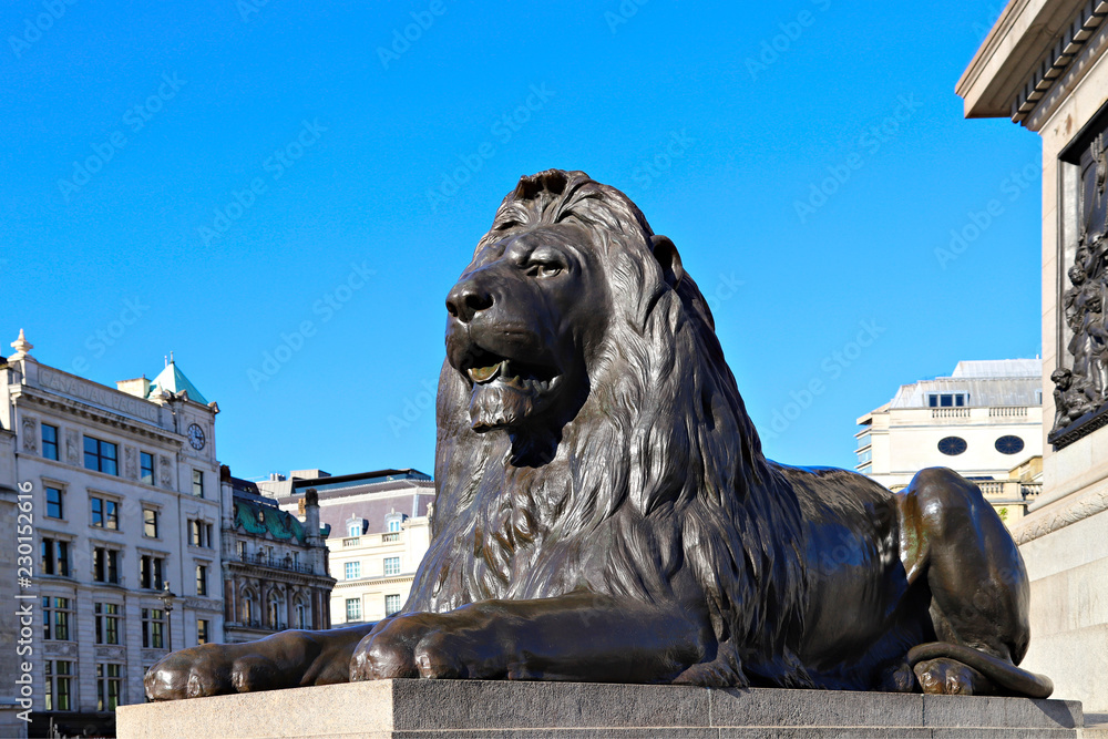London Lion Statue