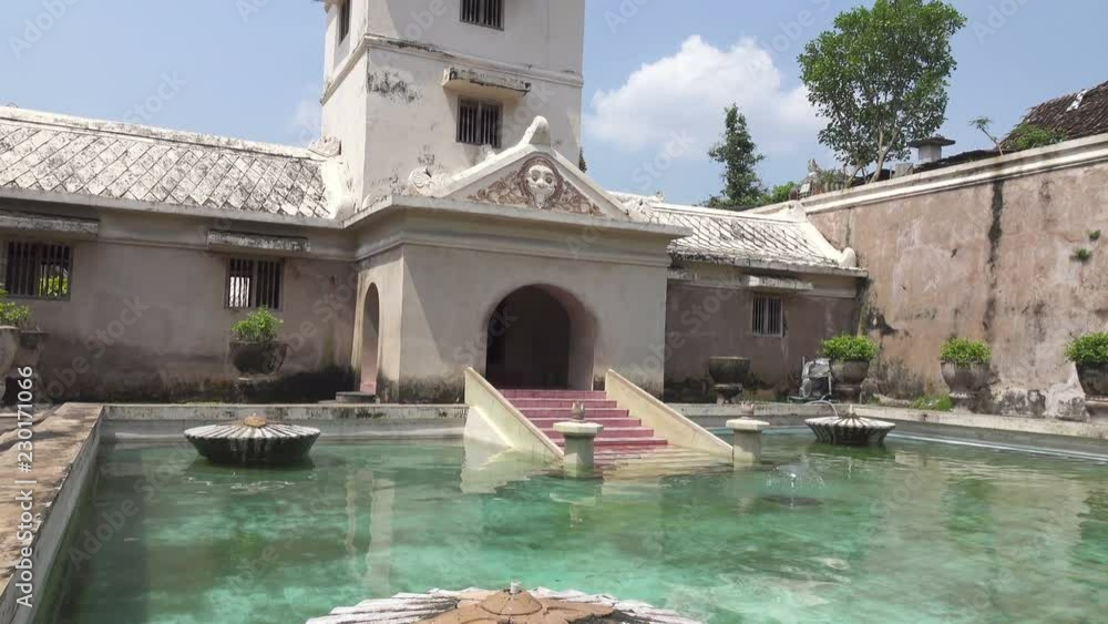 Central Java, Indonesia former palace of Indonesian sultan: taman sari ...