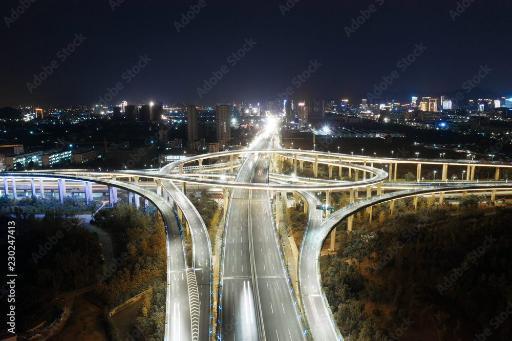 Highway transportation system highway interchange at mopac Expressway ...