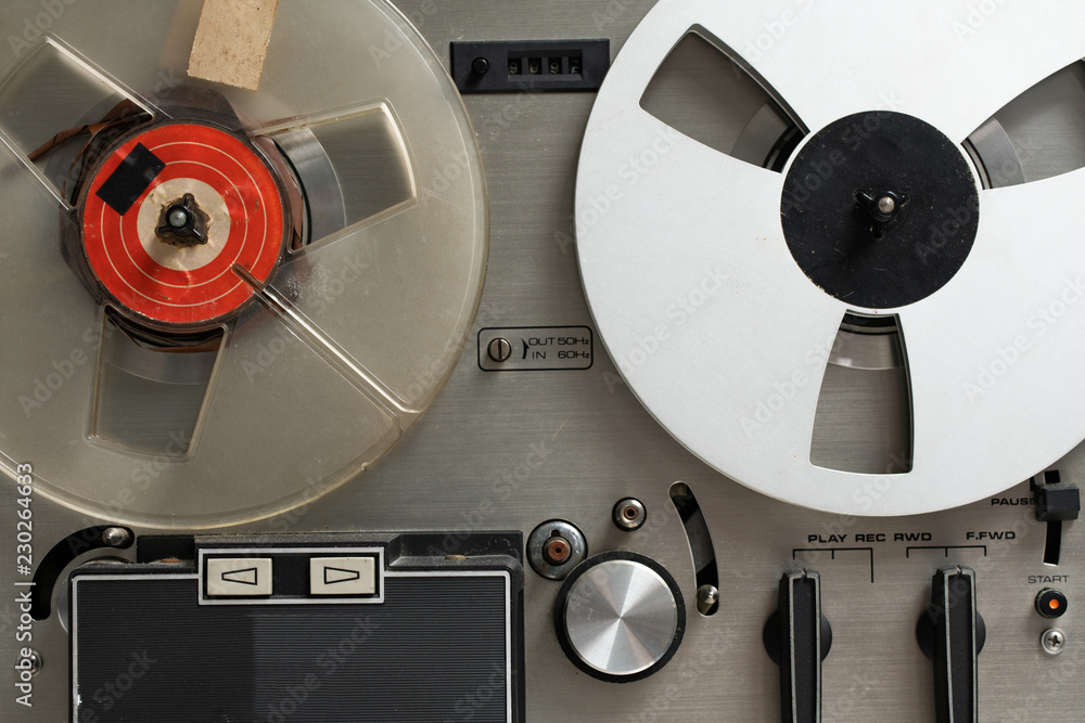 Analog Stereo Open Reel Tape Deck Recorder Player with Metal Reels ...