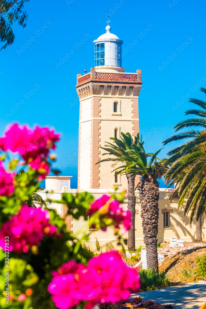Beautiful Lighthouse of Cap Spartel close to Tanger city and Gibraltar ...