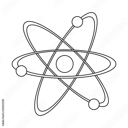 Atom Clip Art Black And White