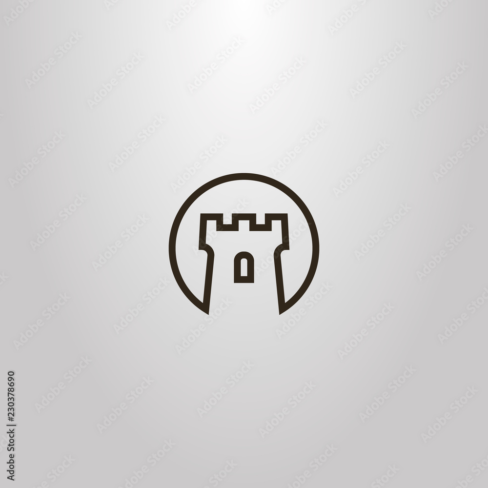 Simple Castle Vector