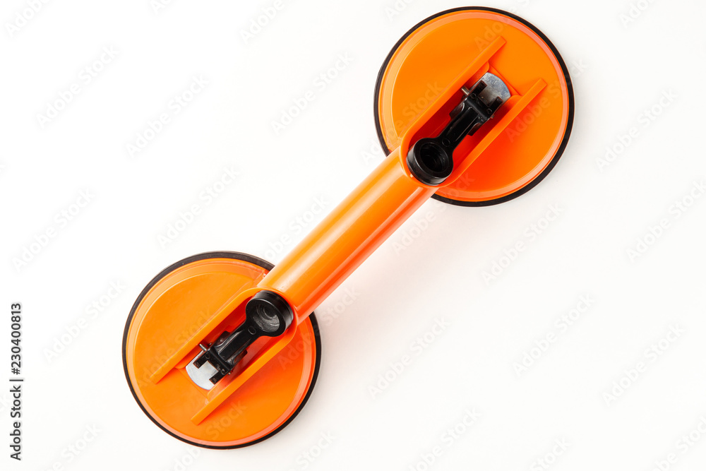 Construction suction cup isolated on white backgrounds. Professional ...
