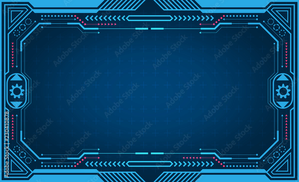 Graphical presentation computer panel, frame, control technology ...