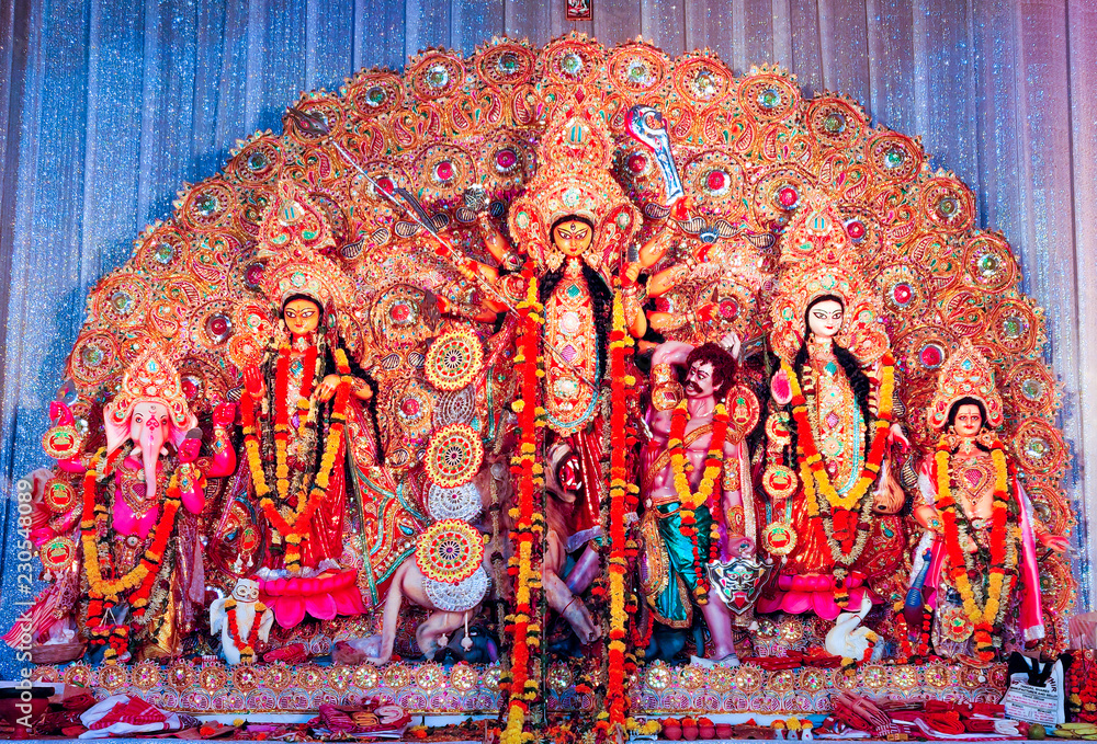 Durga Puja Celebrations Stock Photo | Adobe Stock
