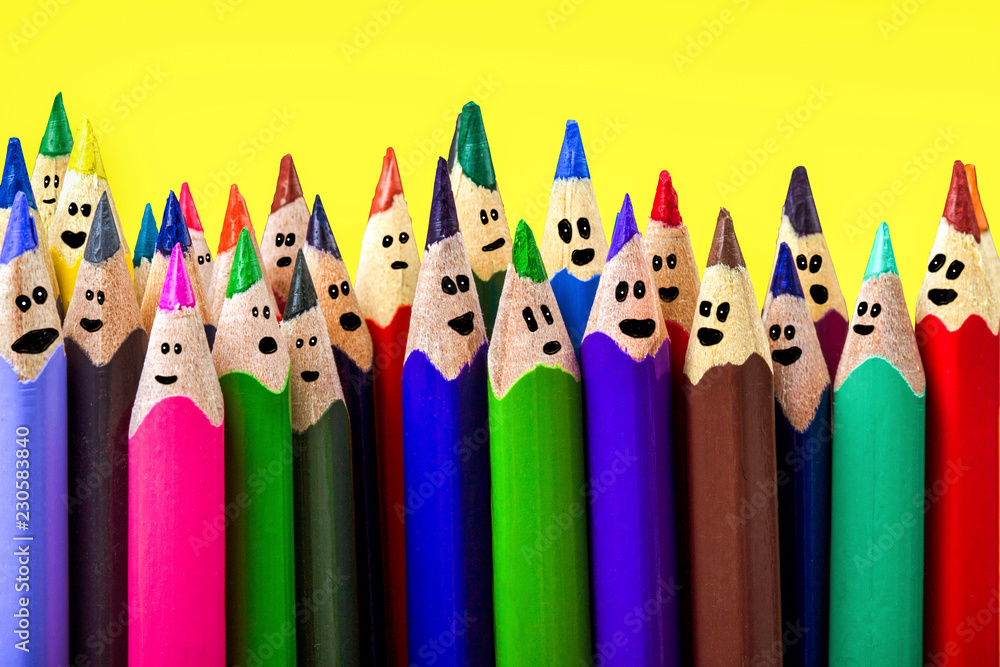 Cartoon Colouring Pencils