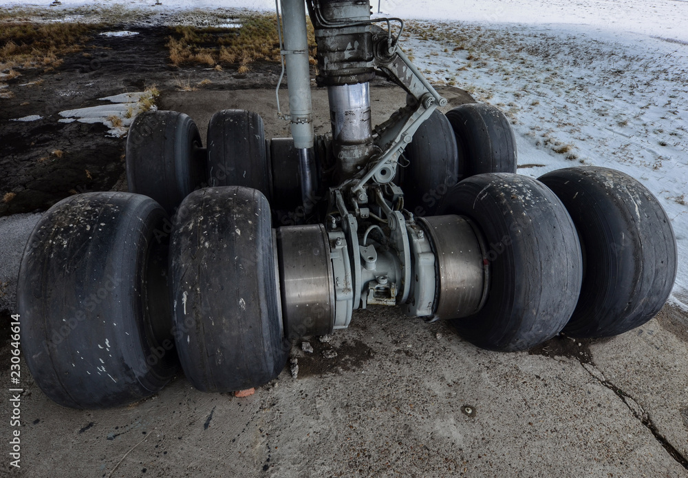 Russia Airport. The cabin of the legendary Soviet aircraft, the world's ...