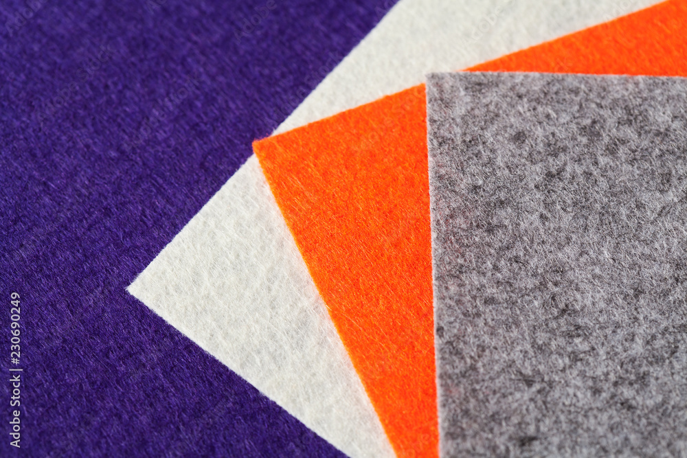 Felt swatches for craft ideas Stock Photo | Adobe Stock