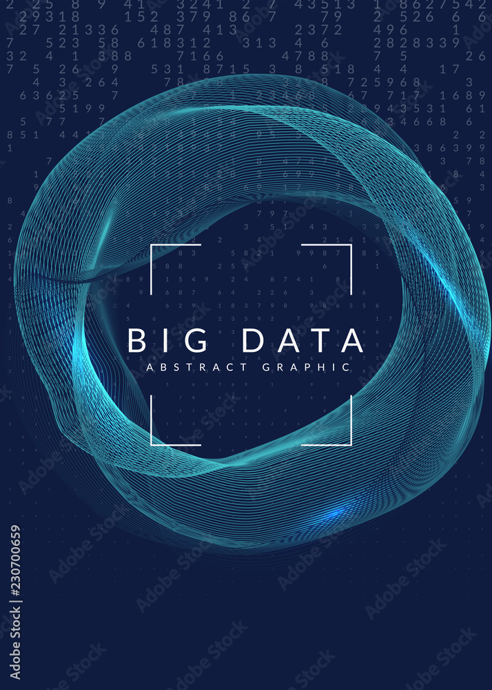 Artificial intelligence background. Technology for big data ...