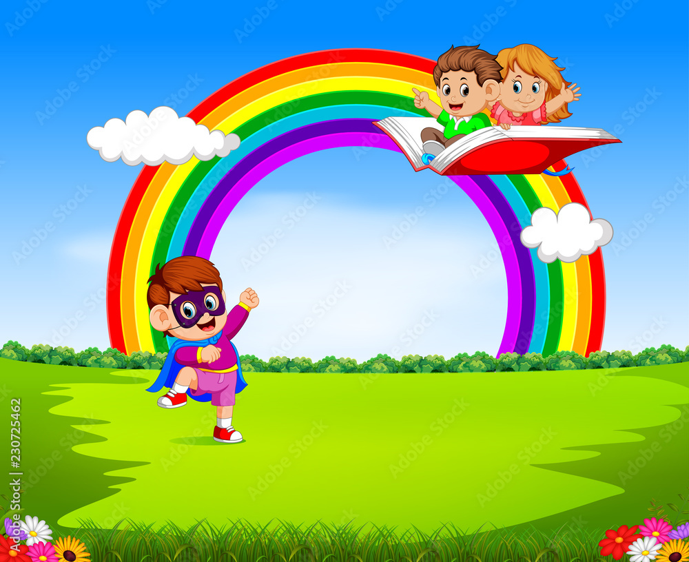 Flying Superhero Kids