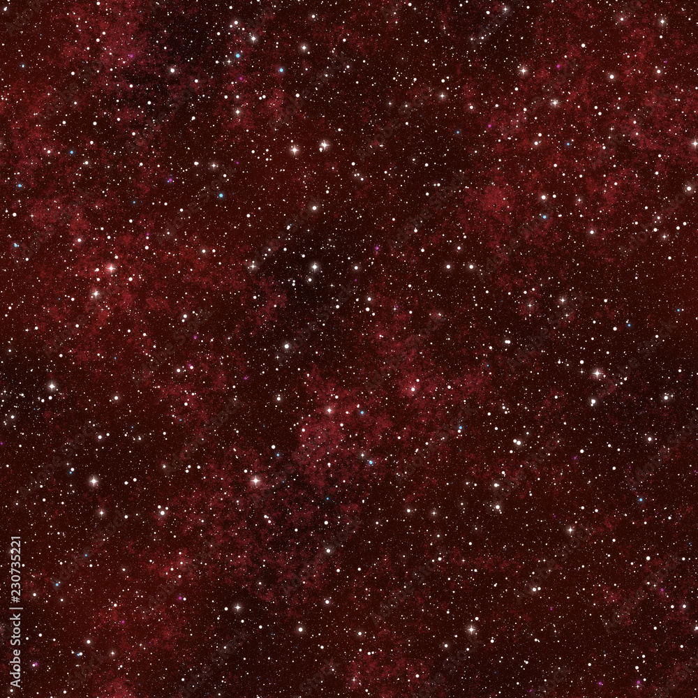 Starrs in outer space seamless background or texture illustration Stock ...