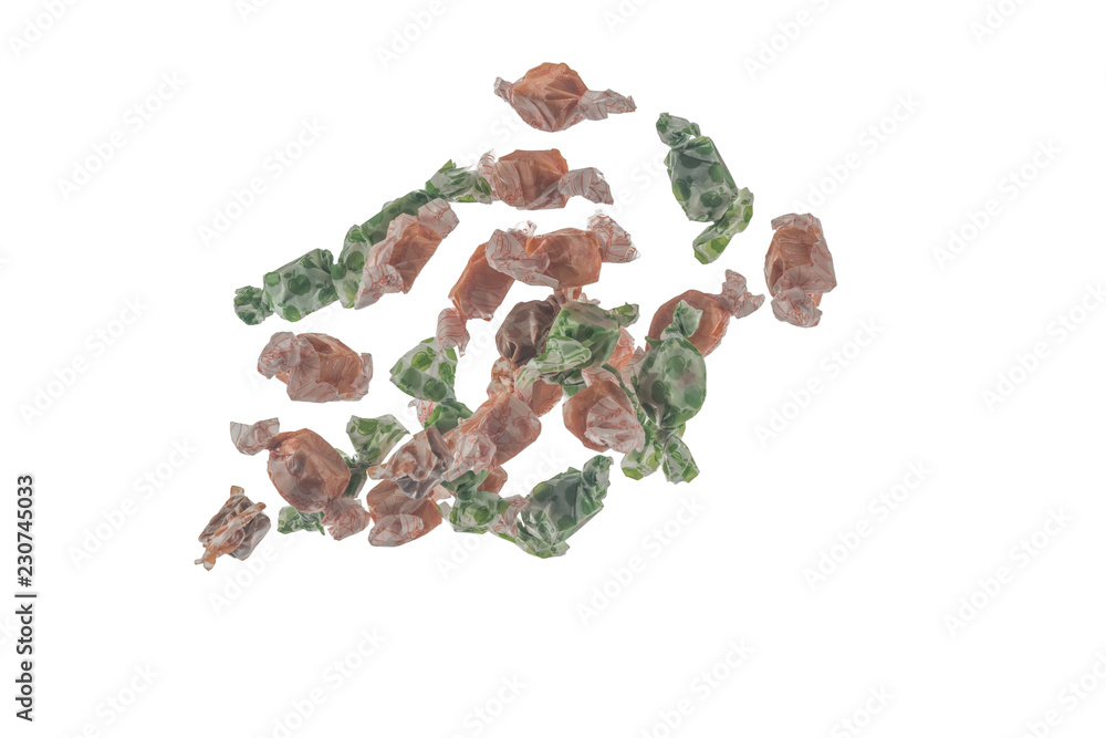 Candy Flying In The Air
