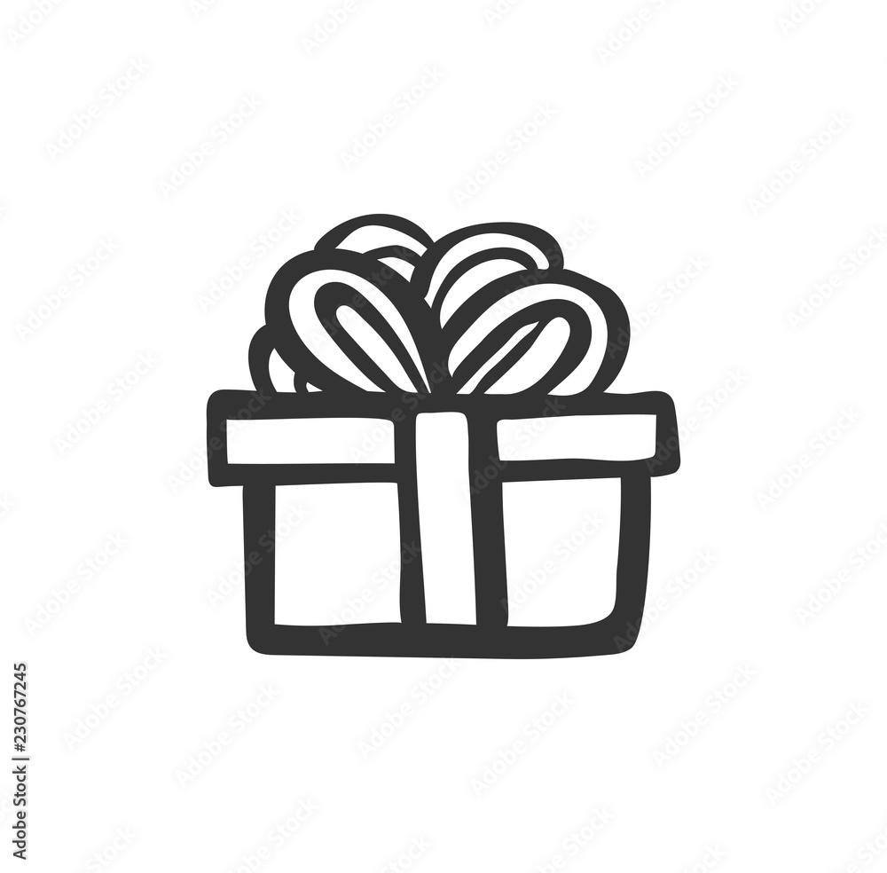 Gift Box Drawing