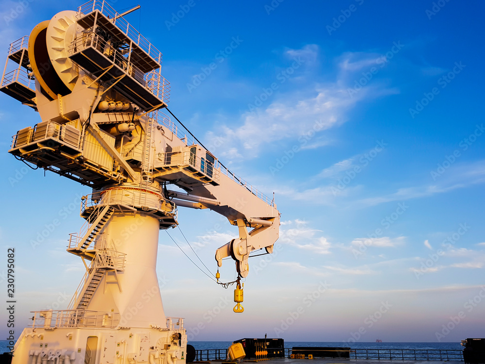 Offshore Lifting operations at sea Stock Photo | Adobe Stock