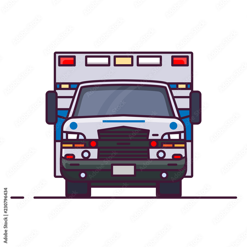 American Ambulances Front