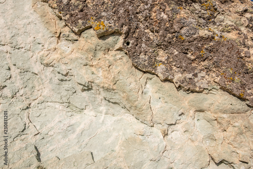 Photo & Art Print Quarry zeolite raw mineral and stone wall., popovj2