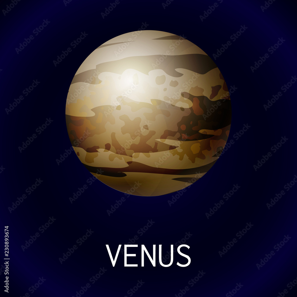 Cartoon Venus Planet