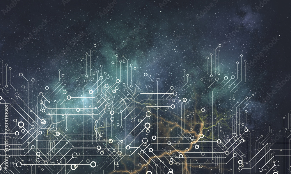 Micro technology background Stock Illustration | Adobe Stock