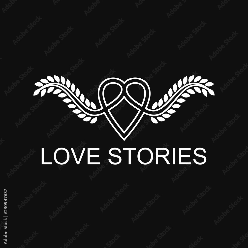 simple love symbol. love symbol. ornament symbol Stock Vector | Adobe Stock
