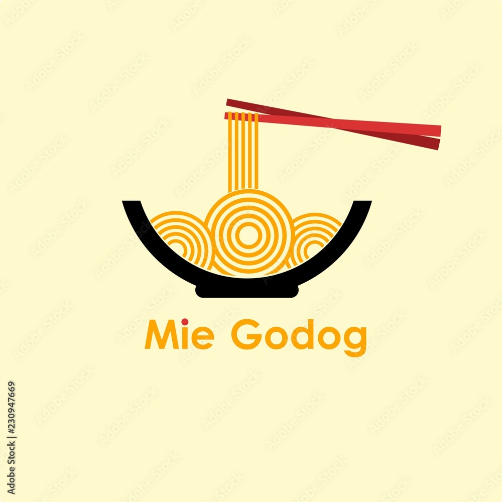 simple noodle symbol. flat symbol. simple symbol Stock Vector | Adobe Stock