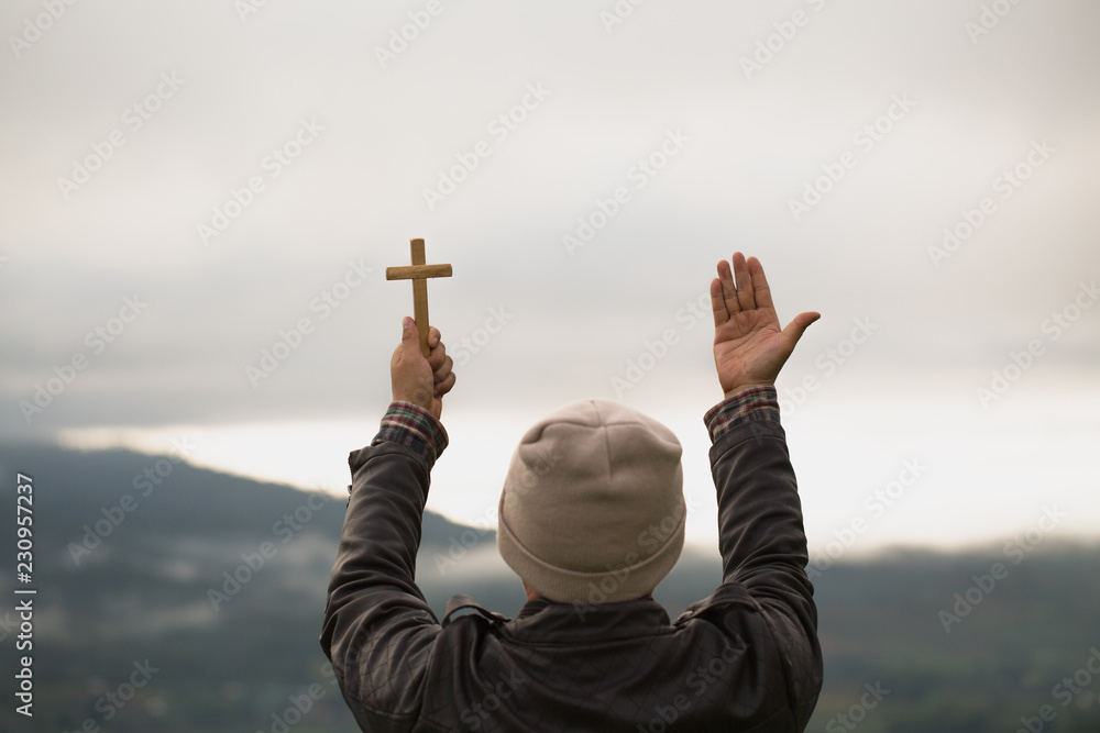 Person Praying To God