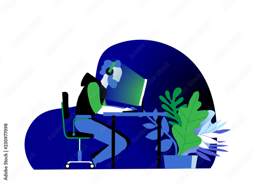 Full stack developer Stock Vector | Adobe Stock