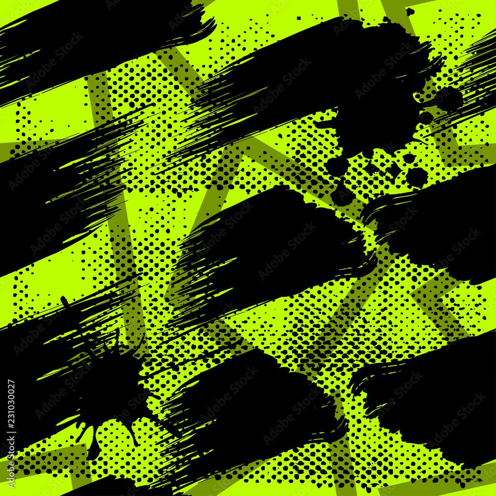 Abstract seamless sport pattern for girls, boys, clothes. Creative ...